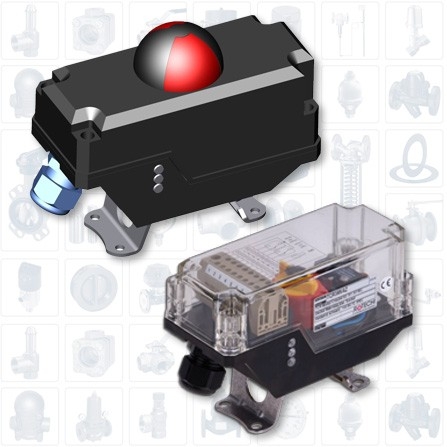 Typ TCR / TPF Endschalterbox mit Mikroschalter oder Näherungsinitiator