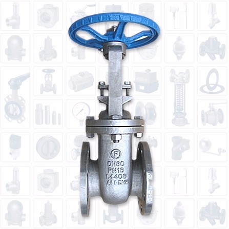 Schieber Typ 070 Keilflachschieber mit außenliegender Spindel - Edelstahl